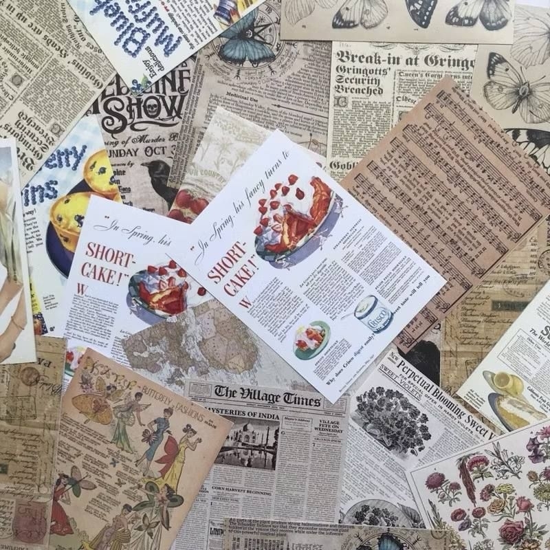 Jual 32 Lembar Paper Deco Vintage journaling / Vintag paper deco ...