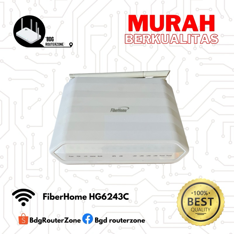 Jual Fiberhome HG6243C / Fh Polos Unit+Adaptor Ori 12volt | Shopee ...