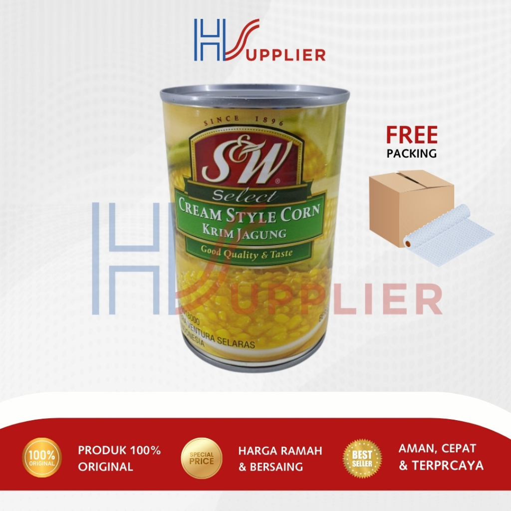 Jual Krim Jagung Kaleng / Cream Style Corn S&W 425 Gr | Shopee Indonesia