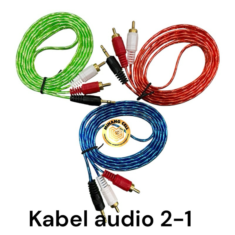 Jual KABEL AUDIO 2-1 (1,5 METER) | Shopee Indonesia