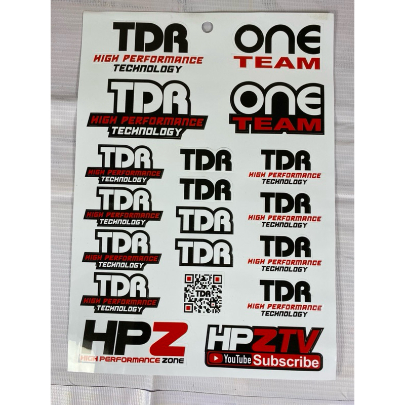 Jual STIKER MOTOR RACING TDR STICKER BALAP KELETAN TDR RACING | Shopee ...