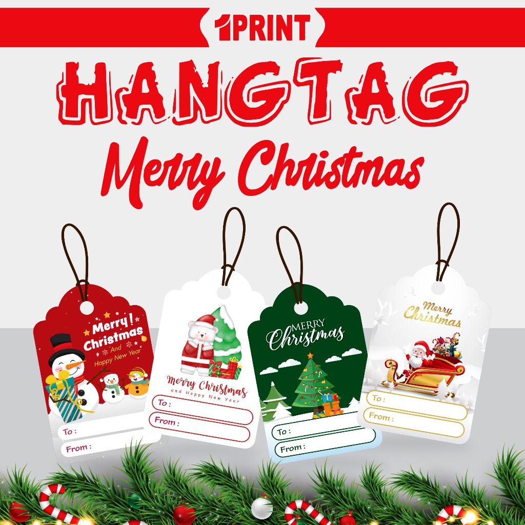 Jual Hangtag Natal | Hangtag Merry Christmas | Hangtag Murah | Gift Tag ...