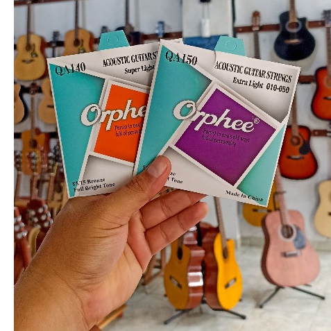Jual Senar Orphee QA 140 Original Senar Gitar Akustik Ukuran 09 ...