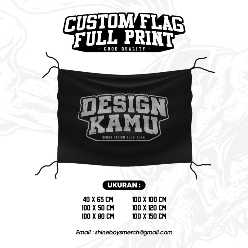 Jual Cetak Bendera Custom | Bendera Komunitas | Bendera Supporter ...