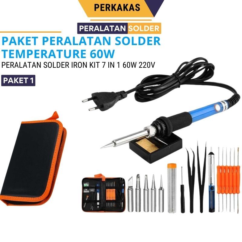 Jual OLOEY Paket Alat Soldering Full Set dengan Layar LCD Suhu Variabel ...