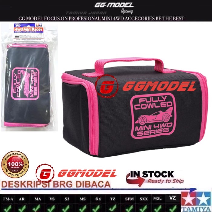 Jual TAMIYA 95668 FULLY COWLED MINI 4WD COMPACT BAG (BLACK) | Shopee ...