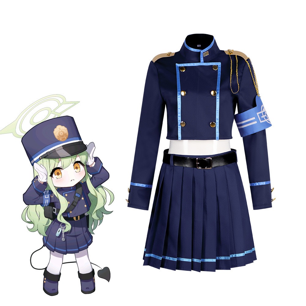 Jual Anime Blue Archive Cosplay Railway Academy New Student Subway ...