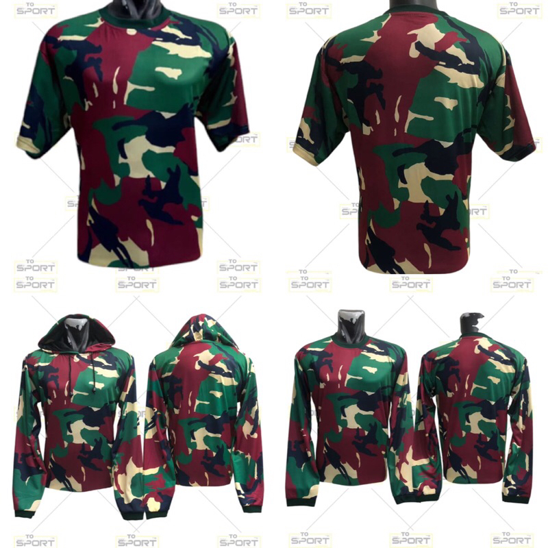 Jual BAJU LORENG TERBARU/ KAOS LORENG TNI ARMY DEWASA BAHAN DRY FIT ...