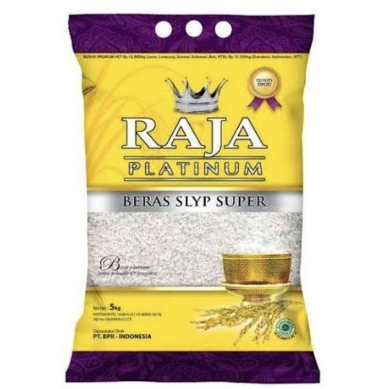 Jual Beras Raja Platinum 5kg | Shopee Indonesia