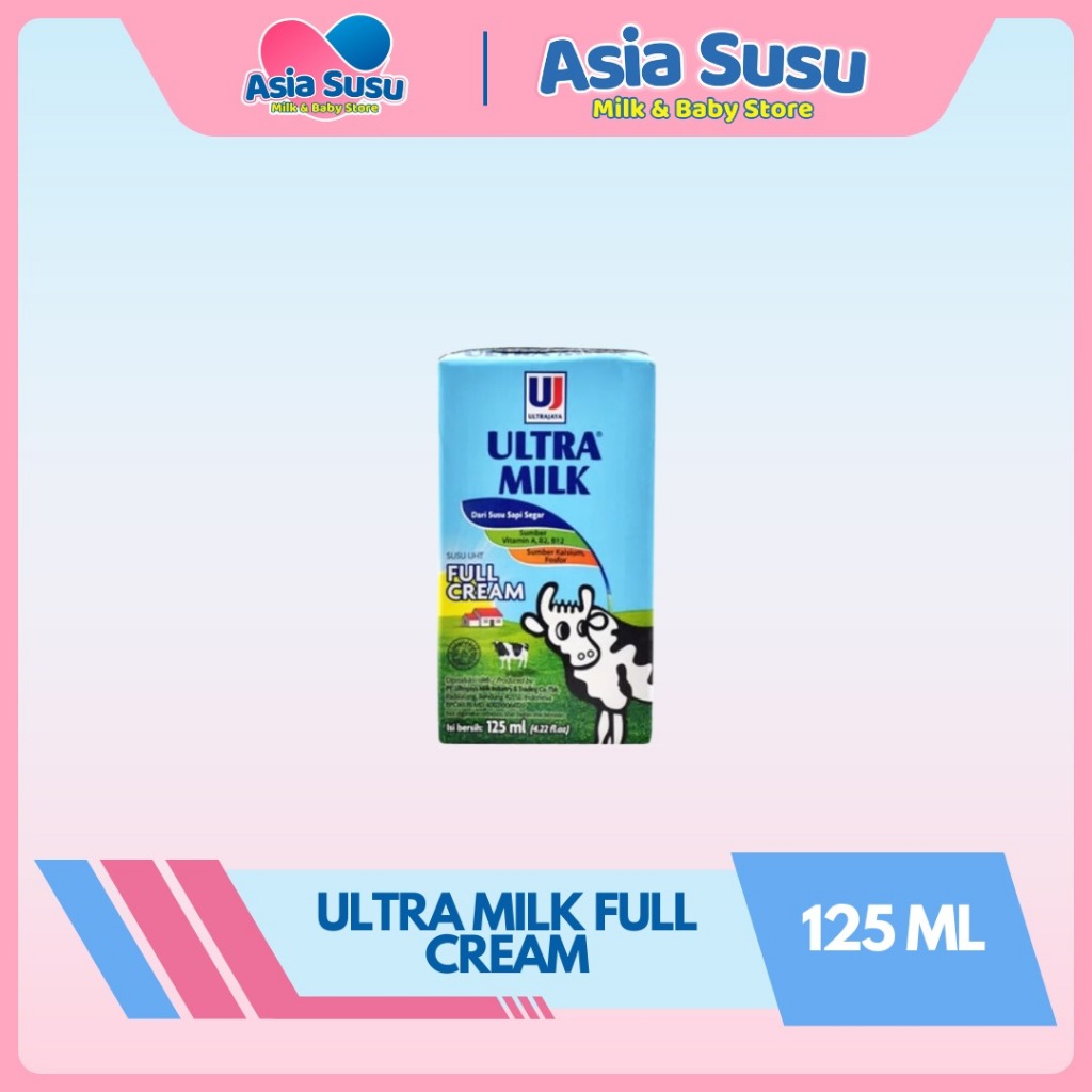 Jual ULTRA MILK / ULTRA MIMI SUSU UHT - FULL CREAM 125ML | Shopee Indonesia