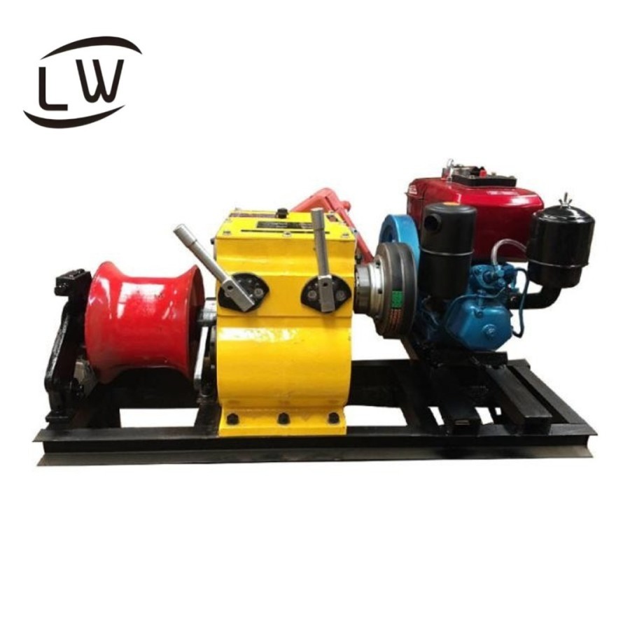 Jual 5 Ton Double Capstan Winch Cable Pulling Machine Power | Shopee ...