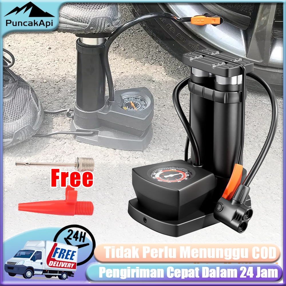 Jual 【Barang Tempat】Portable High Pressure Pompa Angin Kaki Untuk Ban ...