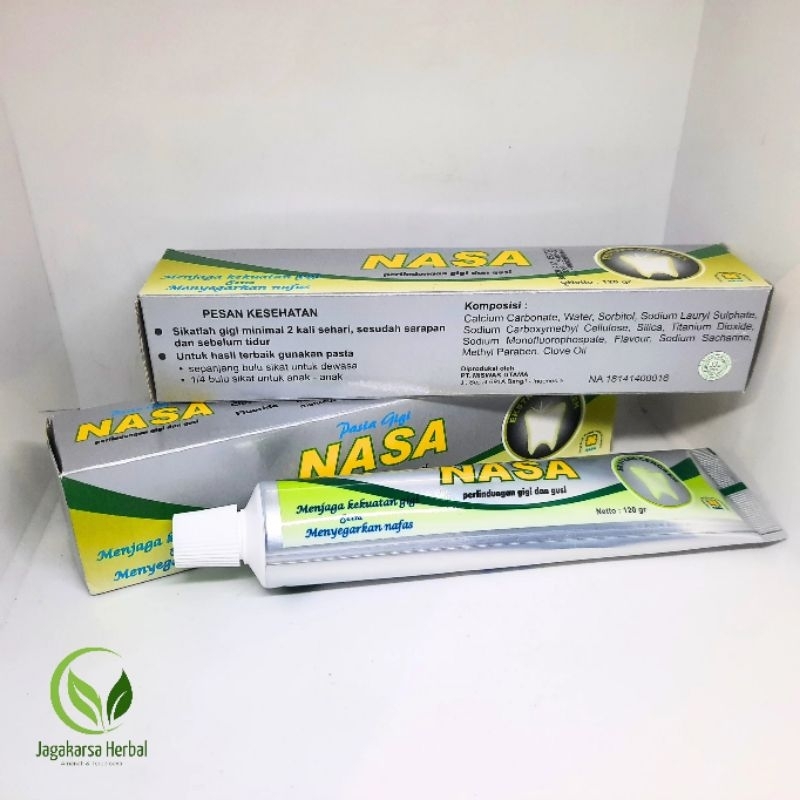 Jual Pasta Gigi Herbal NASA Original - Odol Nasa Pemutih Gigi Untuk ...