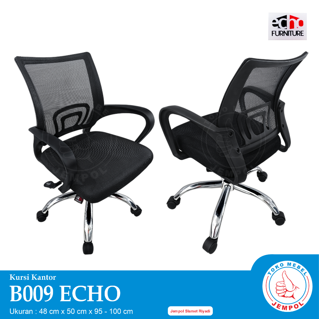 Jual Kursi kantor B009 ECHO kursi kerja/kursi kantor jaring/kursi belajar/kursi hidrolik Jempol ...