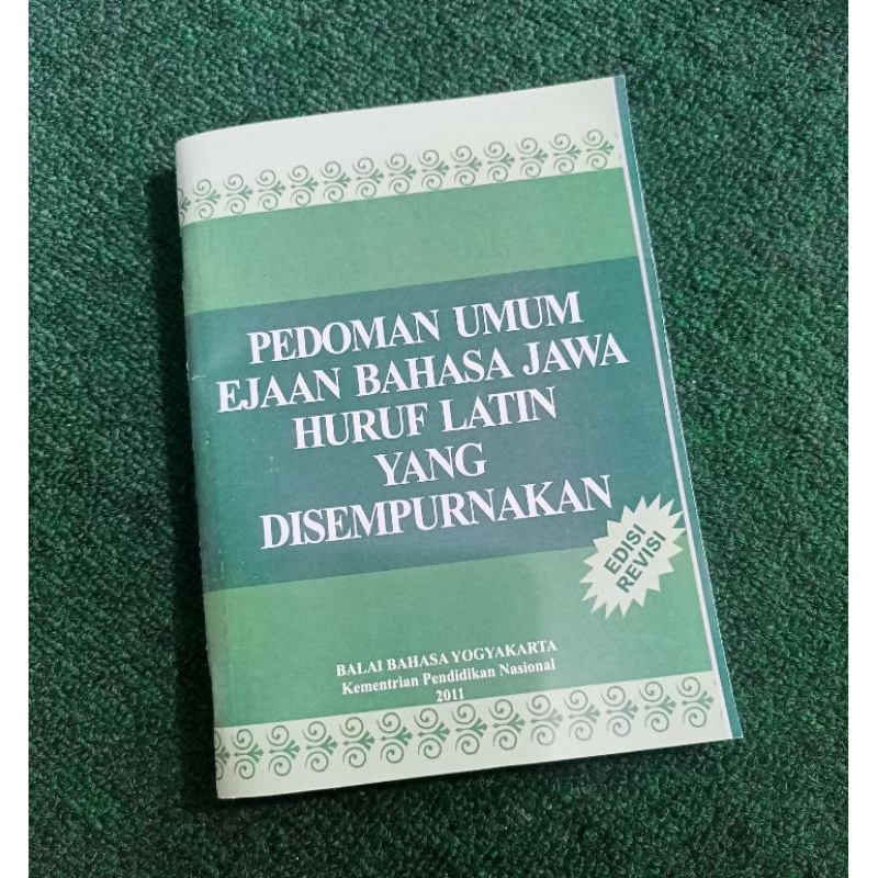 Jual Buku Pedoman Umum Ejaan Bahasa Jawa Huruf Latin Yang Disempurnakan ...