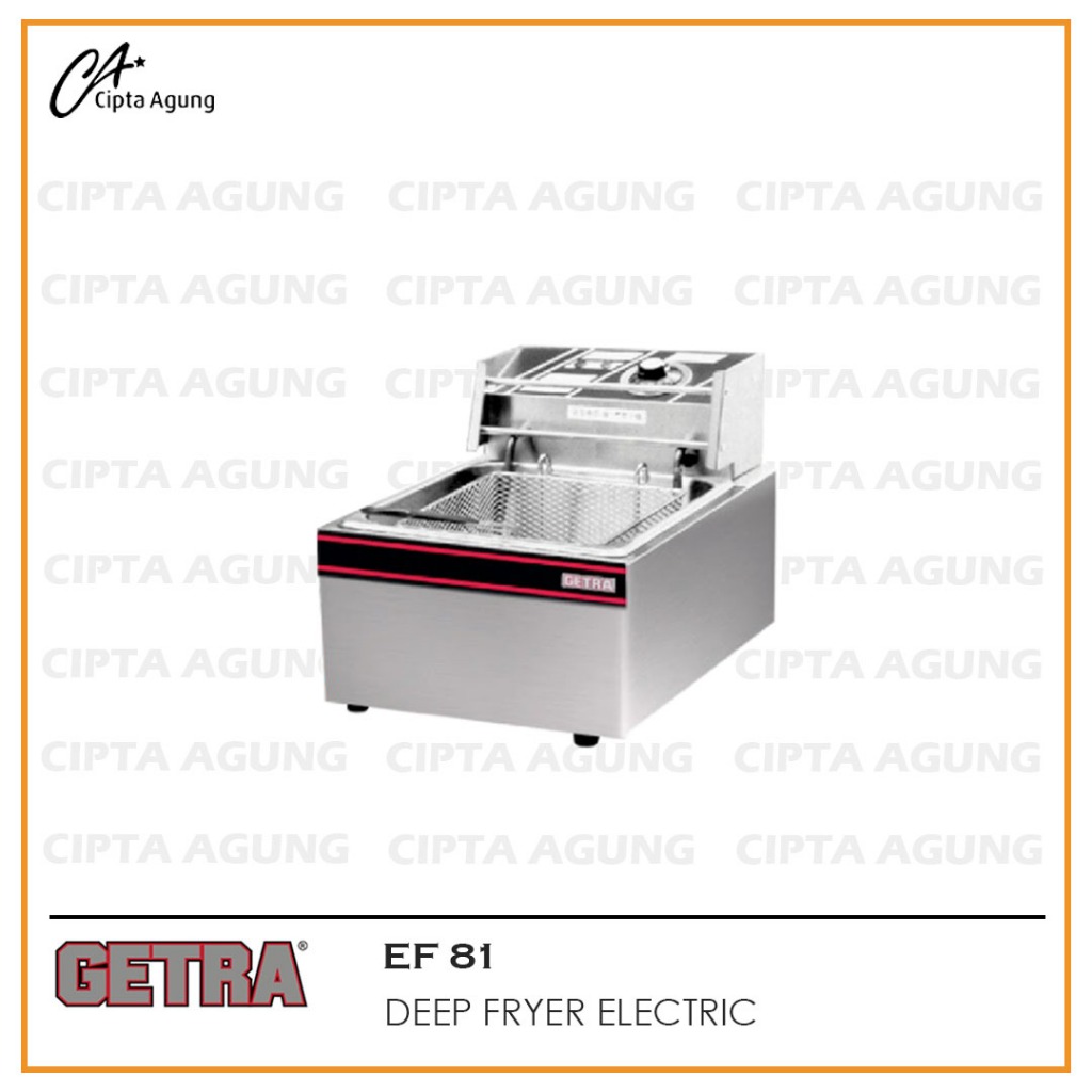 Jual GETRA PENGORENGAN LISTRIK ELECTRIC DEEP FRYER GETRA EF-81 GETRA EF ...