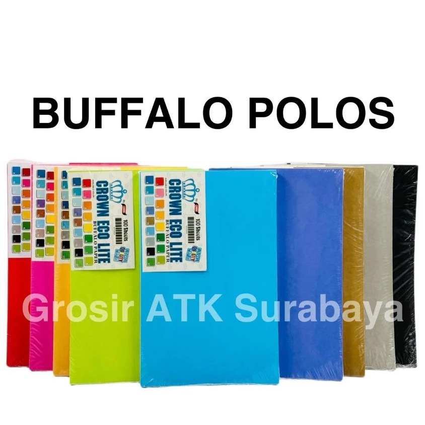 Jual Staland Dapat 1 Pak 100 Lembar Kertas Bc Bufalo Warna