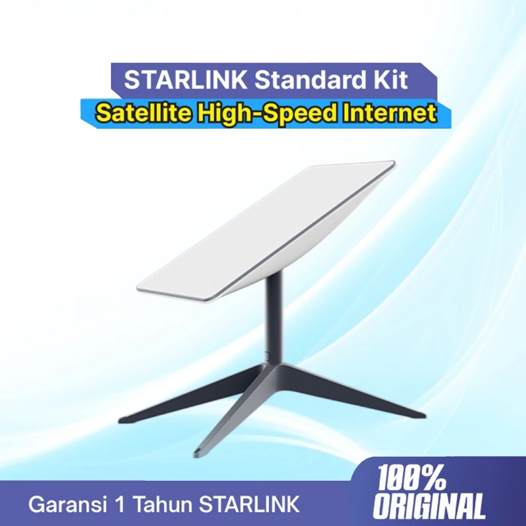 Jual STARLINK SpaceX Standard Internet Kit Satellite Antenna & WiFi Router Kit Outdoor - Garansi ...