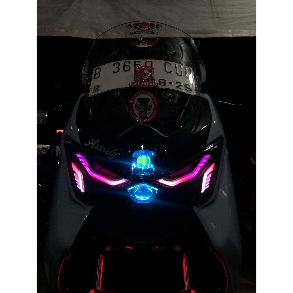 Jual Hexa laxy 5 dimensi New Nmax Turbo Neo Alis RGB Nmax Led alis Nmax ...