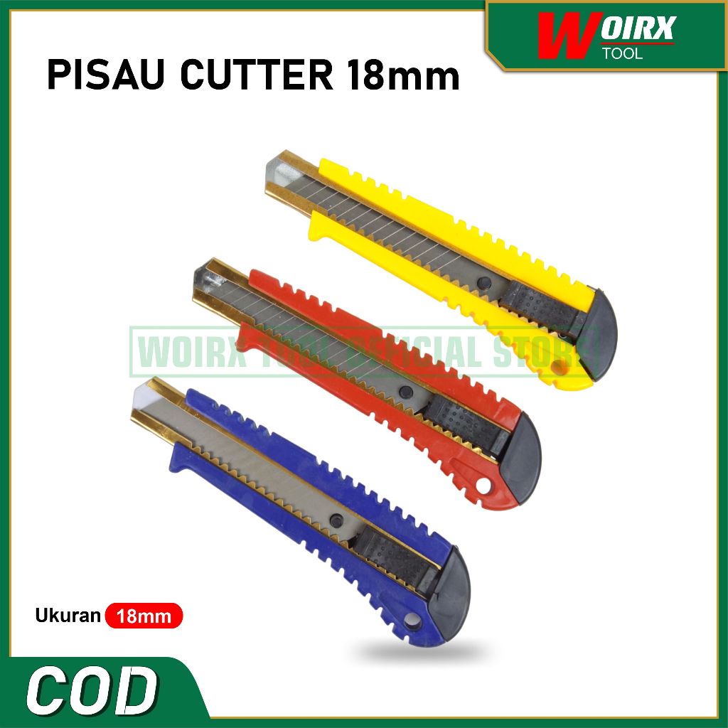 Jual Pisau Cutter 18mm | Shopee Indonesia