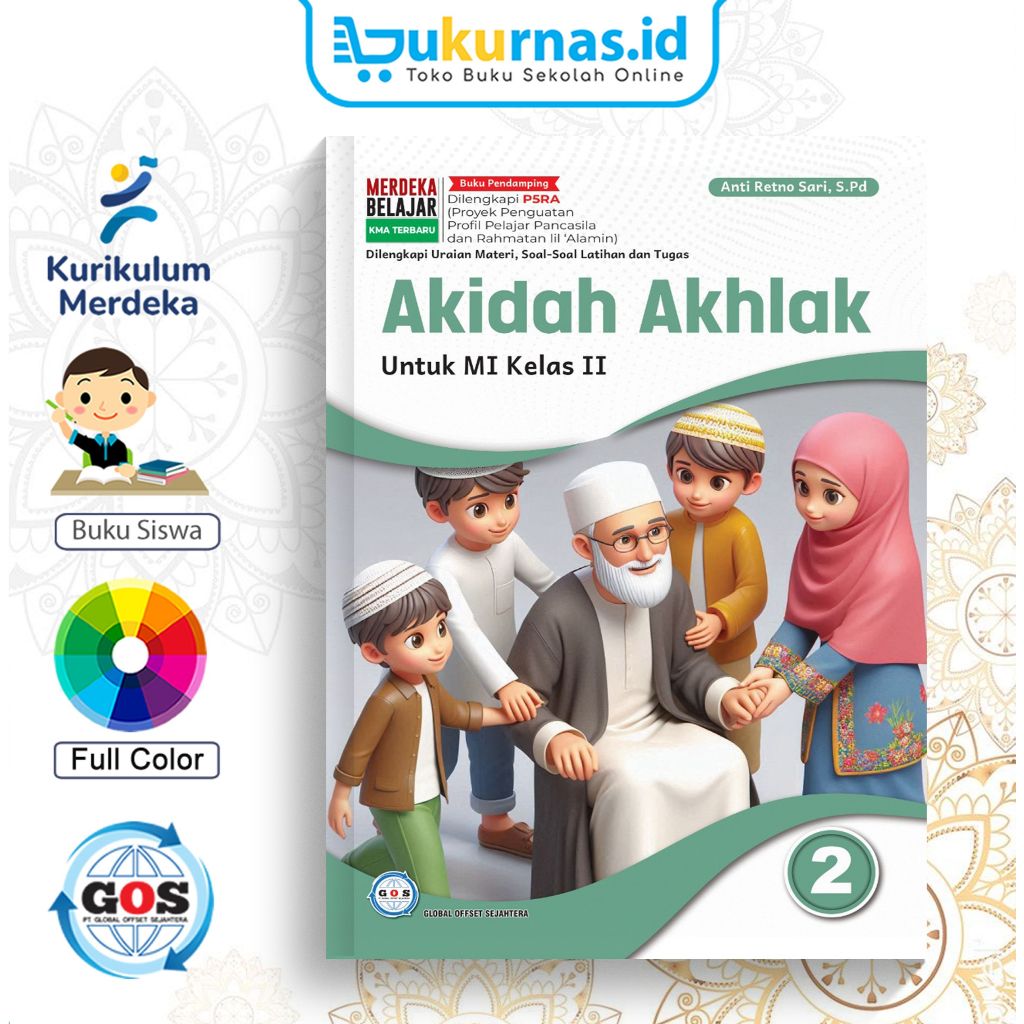 Jual Buku Siswa Akidah Akhlak SDI/MI Kelas 2 K-Merdeka KMA-450 GOS | Shopee Indonesia