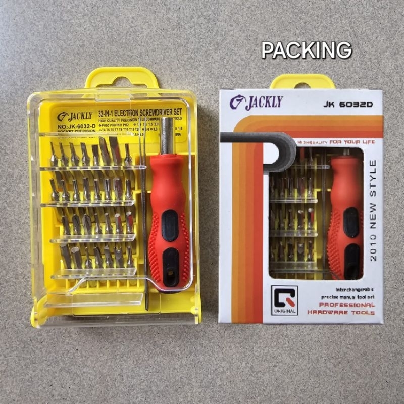 Jual Obeng HP Obeng Jam Set 32 in 1 Kotak S2203C | Shopee Indonesia