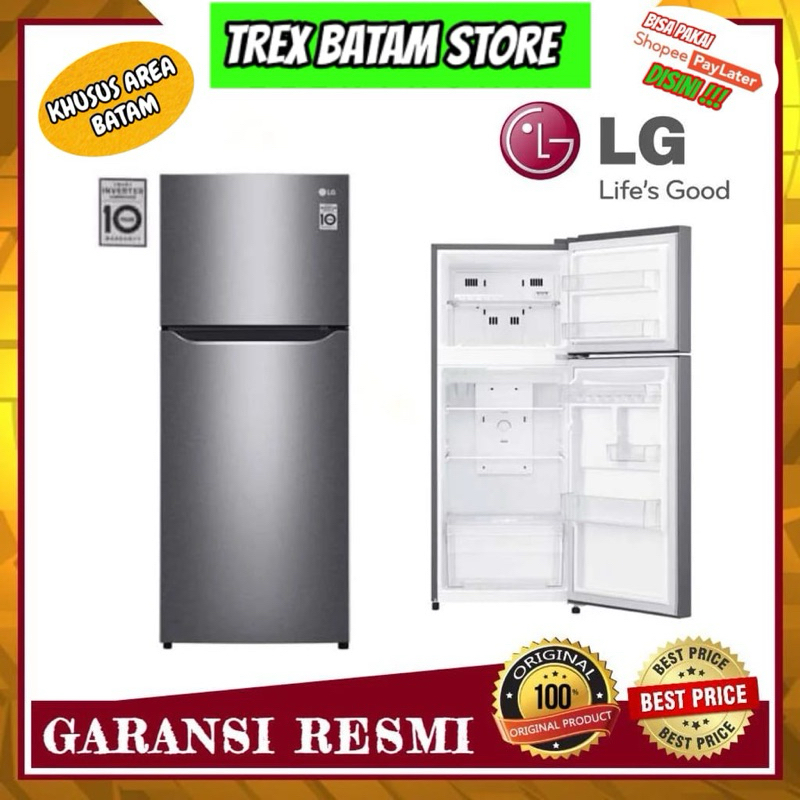 Jual KULKAS LG 2 PINTU 225L GN-B222QIB GARANSI RESMI [ BATAM ] KURIR ...