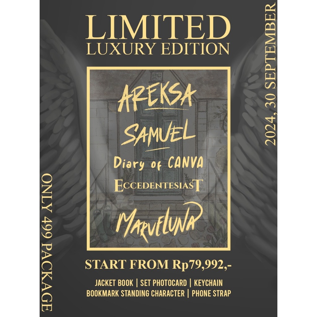 Jual Limited Luxury Edition Novel Areksa Samuel, Diary Of Canva ...