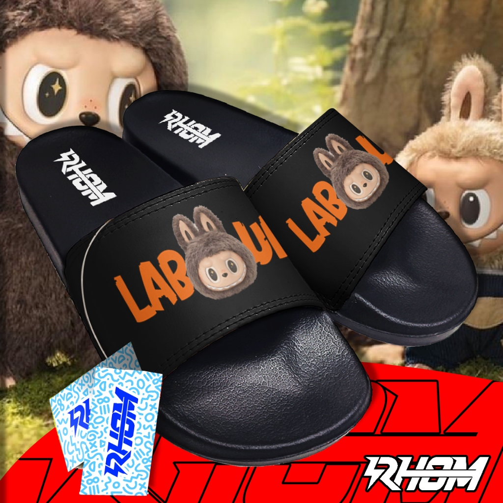 Jual Sandal Selop LABUBU KEPALA Ukuran 31 Sampai 43 Anak & Dewasa Pria ...