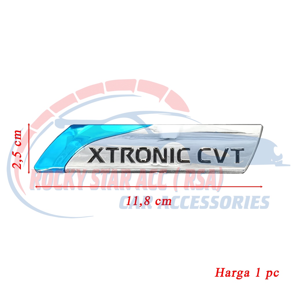 Jual Emblem Bagasi Logo XTRONIC CVT Mobil Nissan 11,8 cm | Shopee Indonesia