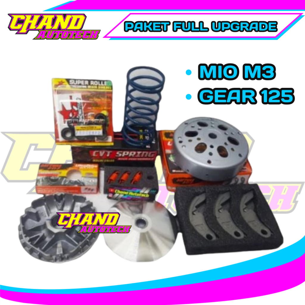 Jual Paket 1 Upgrade Cvt Mio M3 Yamaha Gear 125 Paket Upgrade Kirian ...