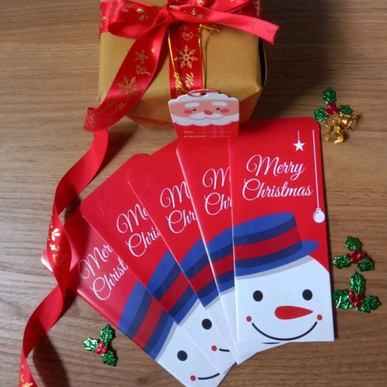 Jual AMPLOP NATAL JUMBO ECER / ANGPAO THR NATAL / AMPLOP THR NATAL ...