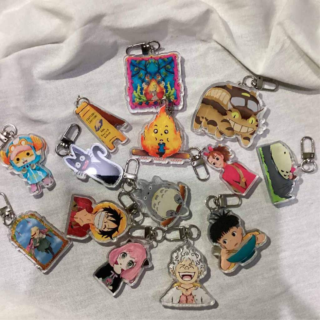 Jual Cute Keychain Double Acrylic Aesthetic || OnePiece keychain ...