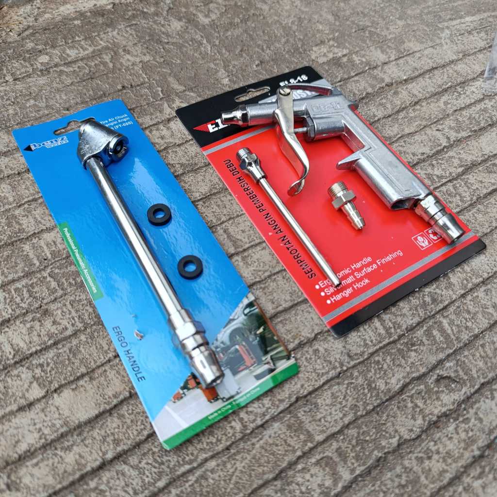 Jual INI YANG ASLI PAKET 2pcs Air Duster & Air Chuck Sambungan Coupler Alat Pengisi Angin Ban ...