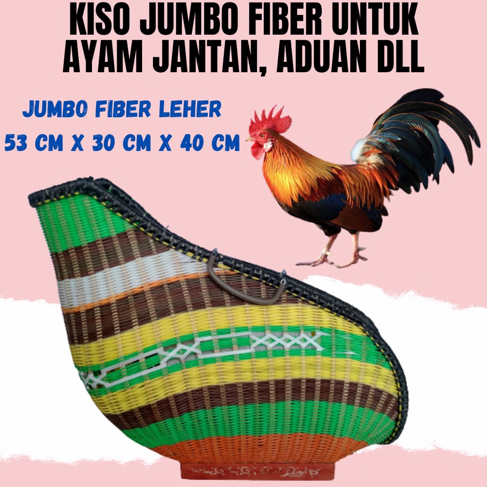 Jual Penjual Resmi KISO AYAM JUMBO FIBER LEHER UKURAN JUMBO UNTUK AYAM JANTAN BANGKOK PELUNG ...