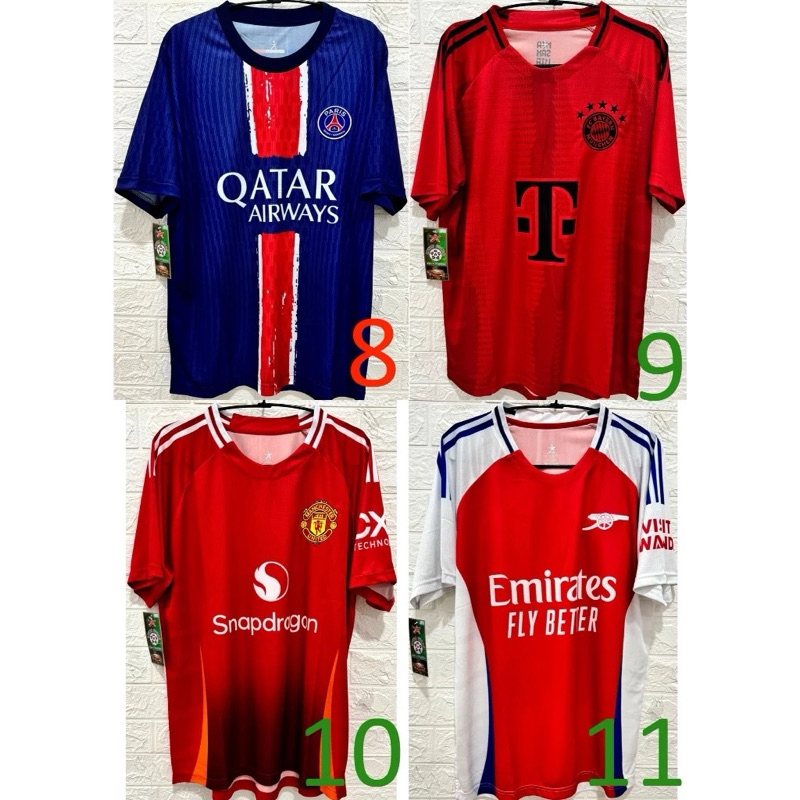 Jual JERSEY BOLA CLUB EROPA PRINTING 2024 TERBARU | Shopee Indonesia