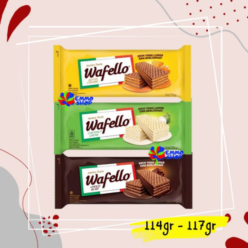 Jual ROMA WAFER WAFELLO 17GR, 43GR, 117GR | Shopee Indonesia