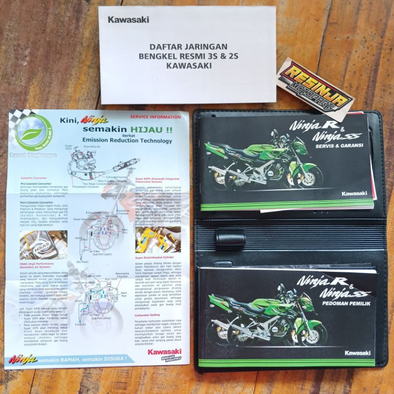 Jual Manual Book Buku Pedoman Pemilik Dan Buku Service Kawasaki Ninja 150 R SS Original | Shopee ...