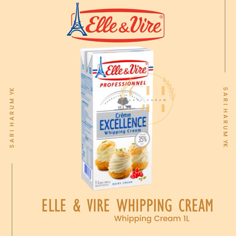 Jual Whipping Cream | Whip Cream | Heavy Cream | Elle & Vire Whipping ...