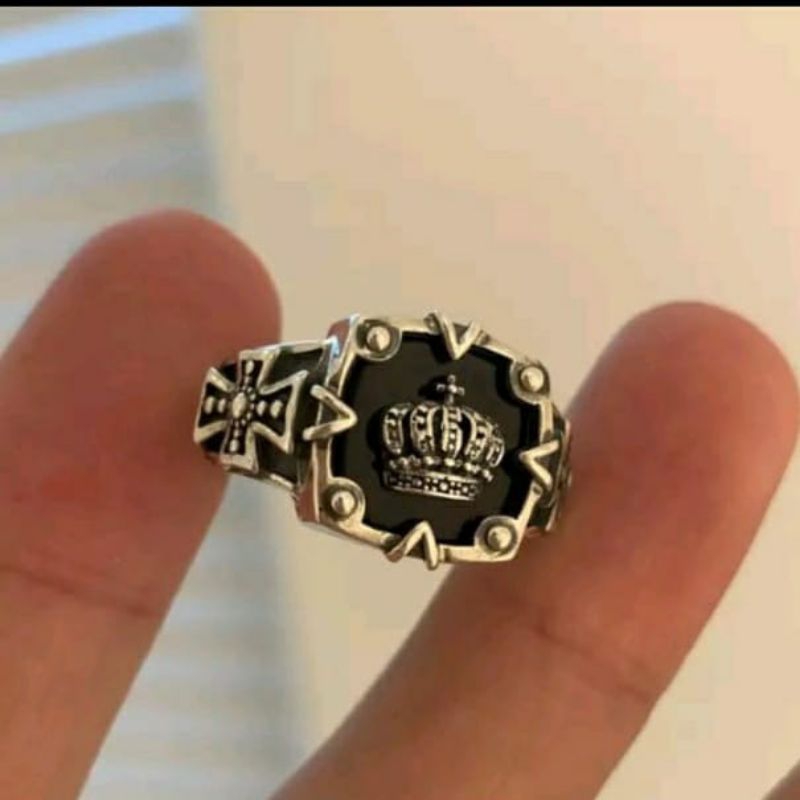 Jual SAKARIBA Cincin Retro King Crown Mahkota Raja | Shopee Indonesia