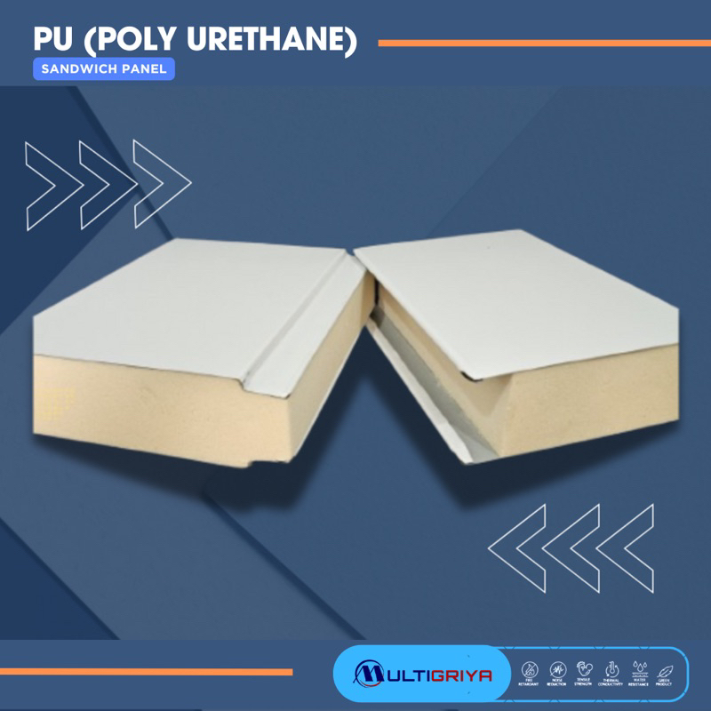 Jual Sandwich Panel PU (Poly Urethane) Wall & Ceiling | Shopee Indonesia