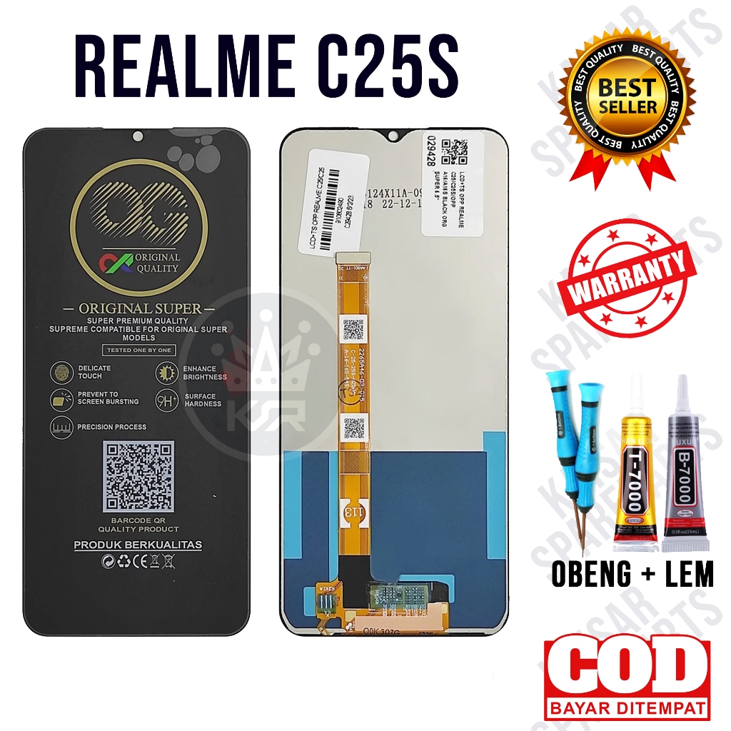 Jual Lcd Touchscreen REALME C25S Original Lcd REALME C25S Fullset OEM Quality | Shopee Indonesia
