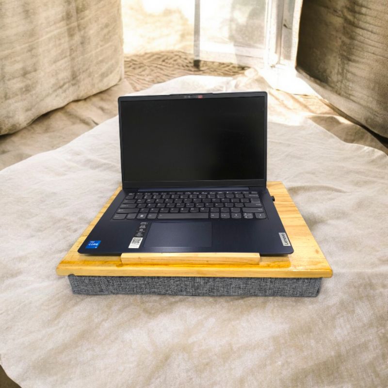 Jual Aera Alas Laptop Kayu 14 inch + Penyangga | Tatakan Laptop Kayu ...
