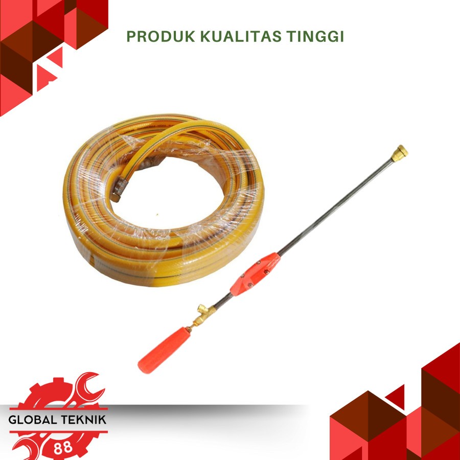 Jual PAKET ALAT STEAM SELANG POWER SPRAYER + STIK SANCHIN 60cm UKURAN ...