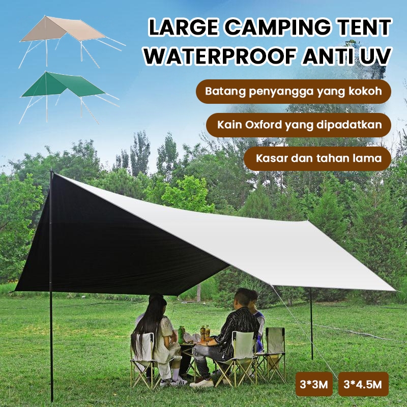 Jual Waterproof Anti UV Meter Penutup Tenda Waterproof tarptent Paket ...