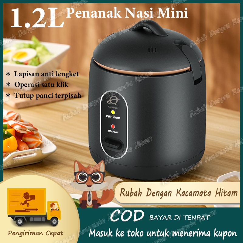 Jual Rice Cooker Mini Multifungsi Rice Cooker Low Watt Kecil 1.2L anti ...