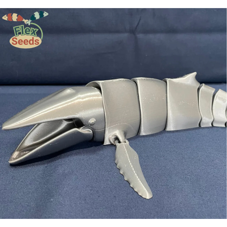 Jual Articulated Whale Ikan Paus Toy Mainan Anak Ikan Paus Fleksibel ...