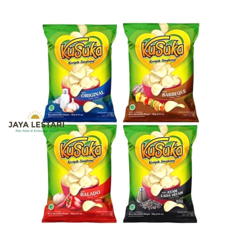 Jual Kusuka Keripik Singkong (2 Varian Rasa) (60g) | Shopee Indonesia
