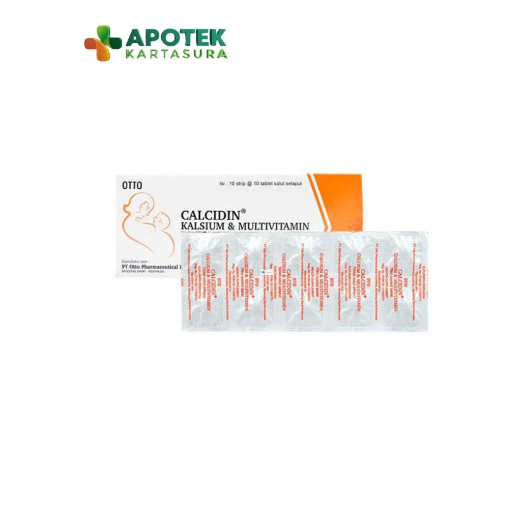 Jual CALCIDIN COATED TABLET PER STRIP | Shopee Indonesia