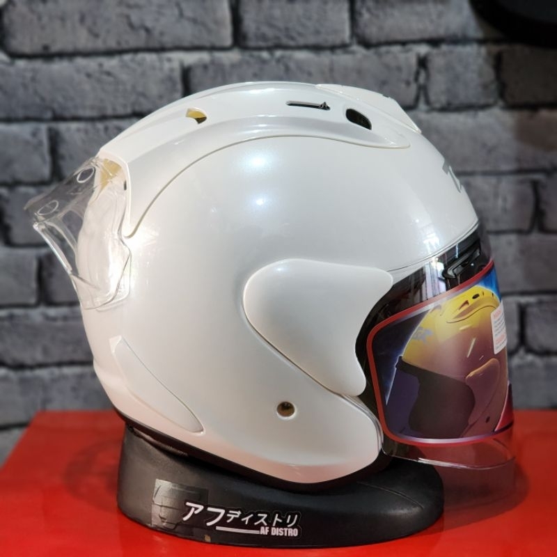 Jual Helm TSR ram 4 white glossy ram4 putih + spoiler not scott vz ram ...